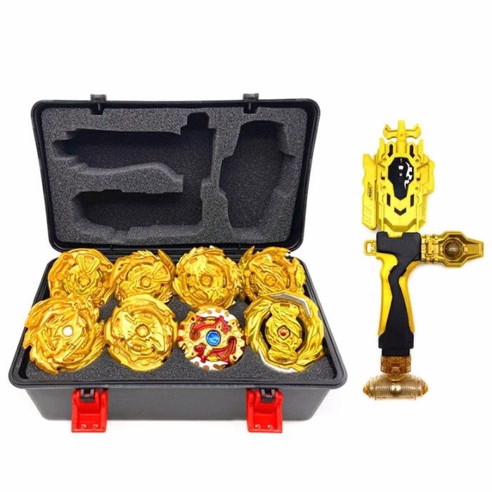 Jual 8pcs / Set Takara Tomy Golden Beyblade Gyro Burst Dengan Kotak ...