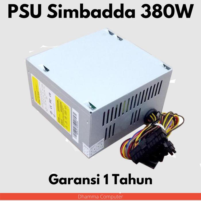 Jual PSU/POWERSUPPLY/POWER SUPPLY SIMBADDA/SIMBADA 380W/380WATT - Kota Bandung - Dhamma Computer ...