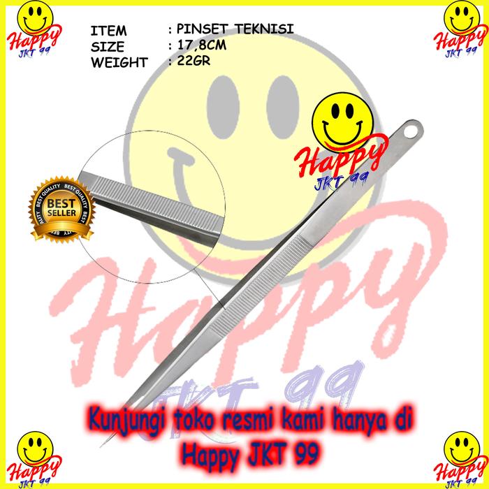 Promo PINSET LURUS RUNCING PANJANG JUMBO 18CM 18 CM ALAT SERVICE ...