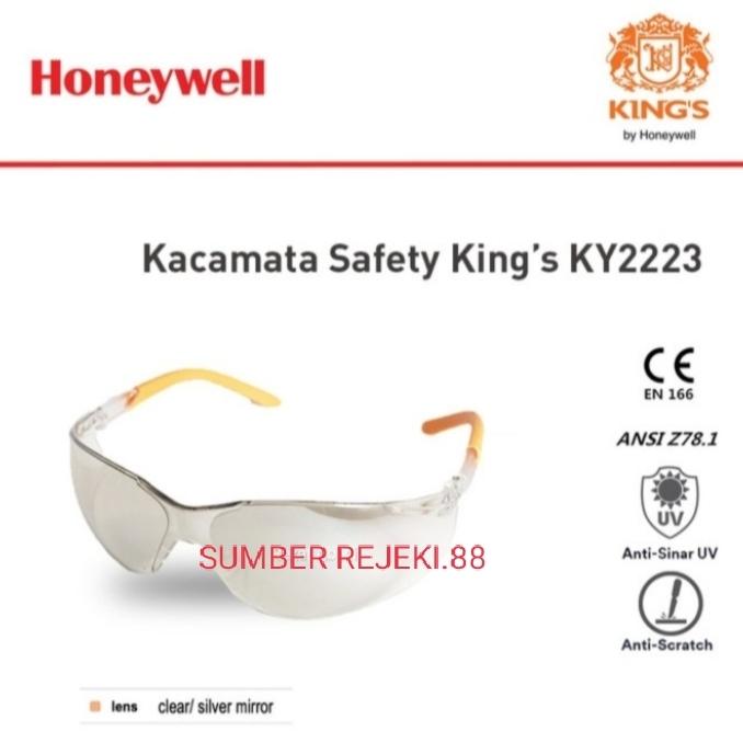 Jual kacamata king's safety kings KY 2223 Safety Glasses Original ...