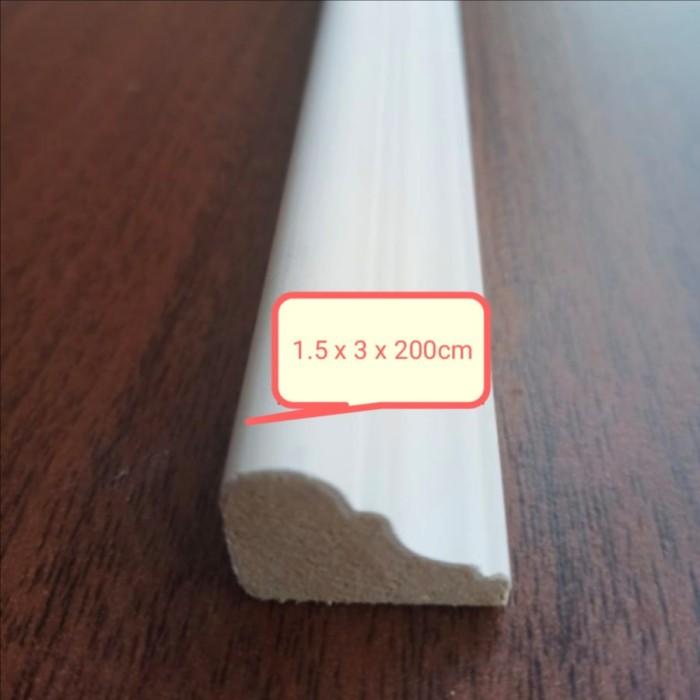 Jual profil kayu dinding 1,5 x 3 cm/Lis Profil Kayu Wall /lis wall ...