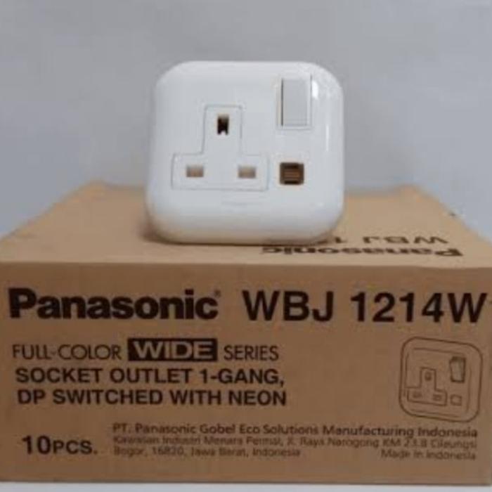 Jual PANASONIC WIDE SERIES STOP KONTAK AC WBJ1214W - Jakarta Pusat ...