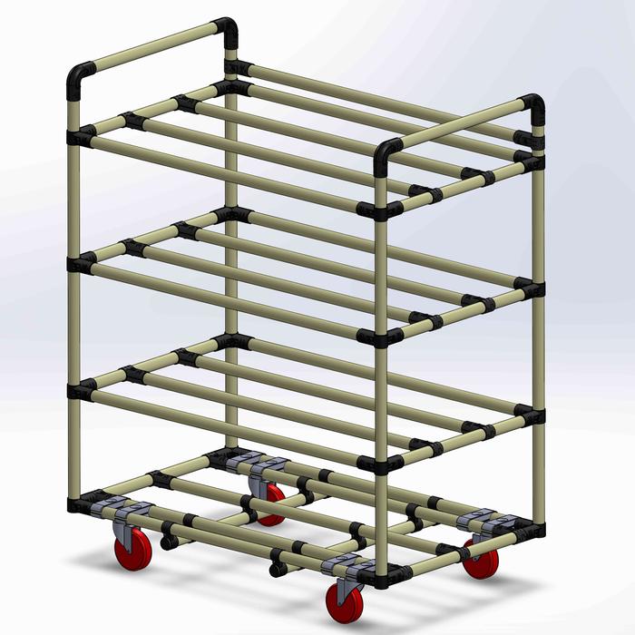 Jual Trolley 1020x610x1200 mm ( 4 Stage ) - Kab. Bekasi - PIPA JOINT ...
