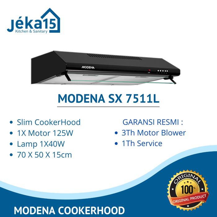 Promo cooker Hood Modena//Filtrex Modena//SX 7511 L//70 cm//Penghisap ...