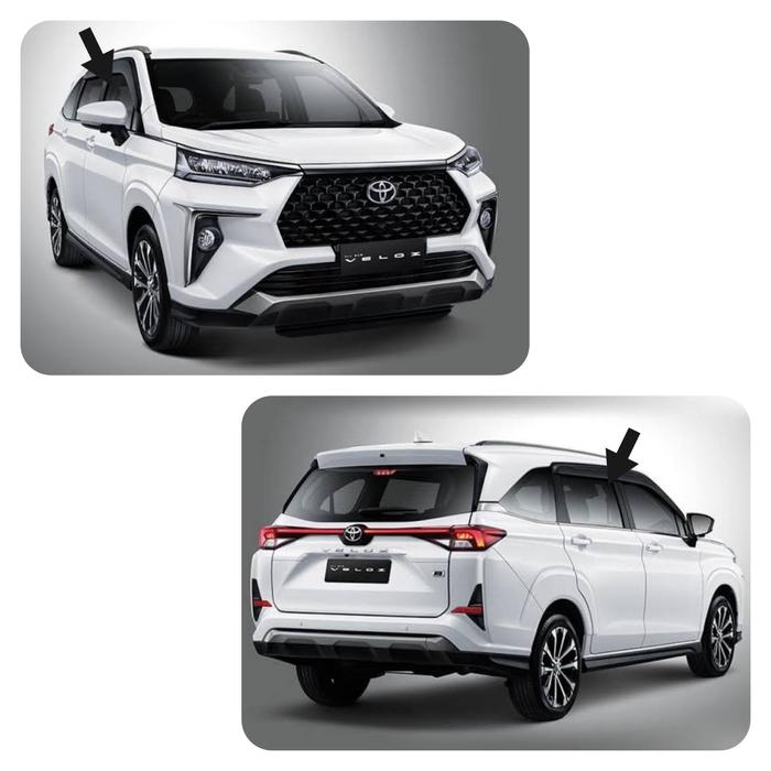 Jual Side Visor Set Toyota Avanza / Veloz 2022 Original Toyota ...