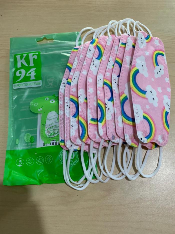 Jual Masker KF94 Anak-anak 4-ply Disposable Mask isi 10 pcs/pack ...