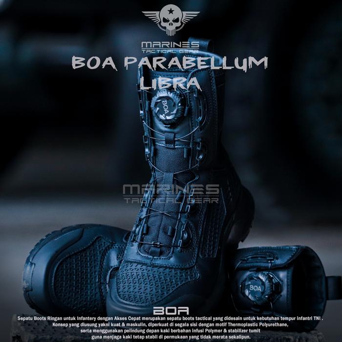 Jual Sepatu PDL Tactical Boa Parabellum Libra Mk2 Original Garansi ...