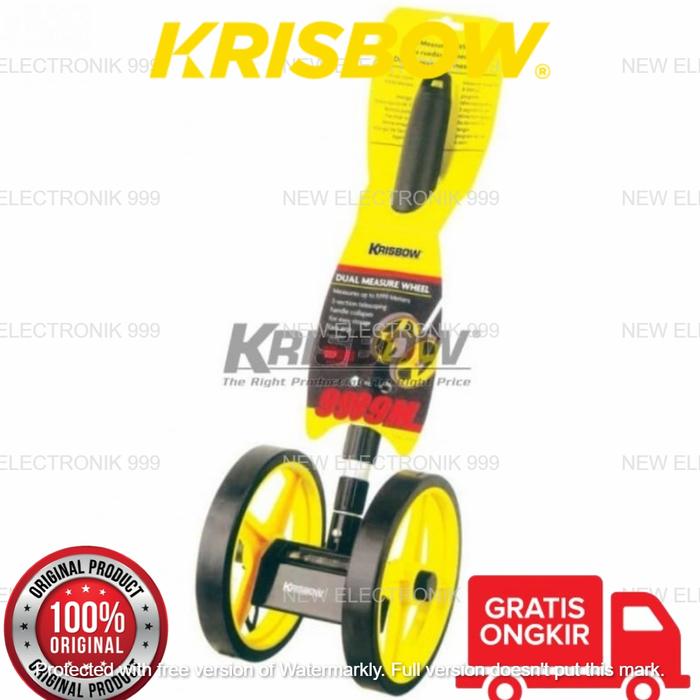 Jual KRISBOW METERAN DORONG 2 RODA/MEASURING WHEEL/ALAT UKUR DIAMETER ...