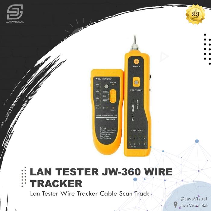Jual LAN Tester Wire Tracker Cable Scan Track Line Finder Network JW ...