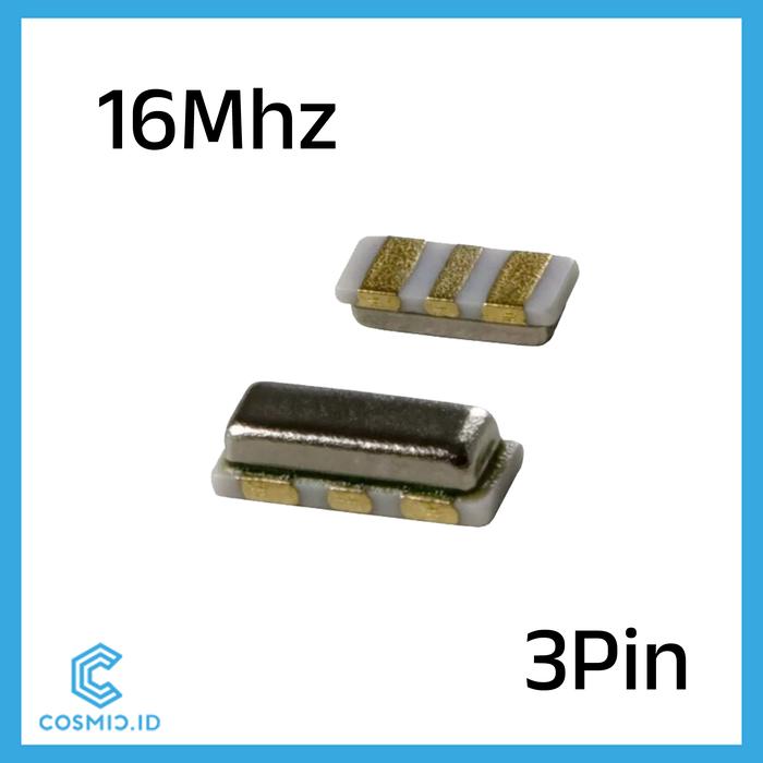 Jual Crystal 16Mhz 3pin Kristal 16 MHz 3 Pin 3P Xtal 3213 SMD - Kab ...