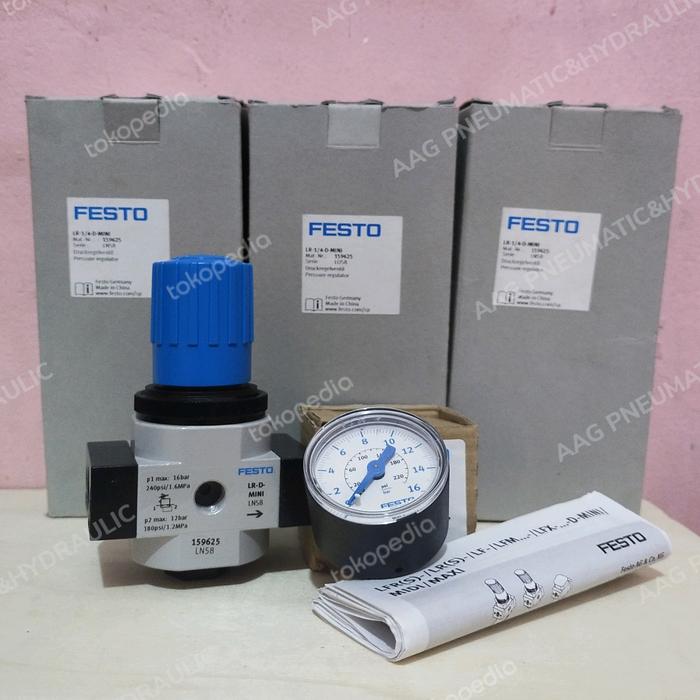 Jual REGULATOR PNEUMATIC FESTO LR-1/4-D-MINI / 159625 - Jakarta Barat ...