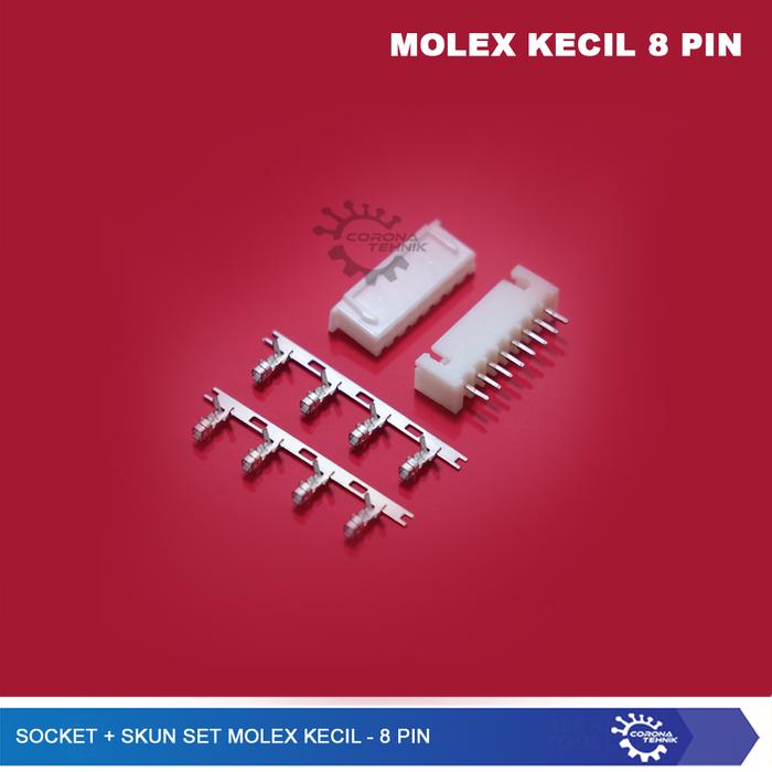 Jual Socket + Skun Set Molex Kecil - 8 Pin - Jakarta Barat - Corona ...