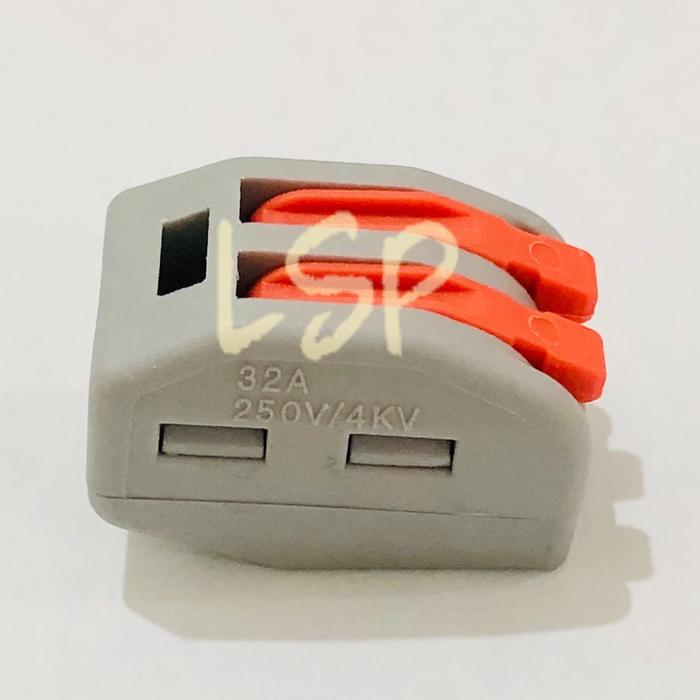 Jual Konektor Kabel PCT 212 Wago Terminal 2 Pin Cable Connector 2 Kabel ...