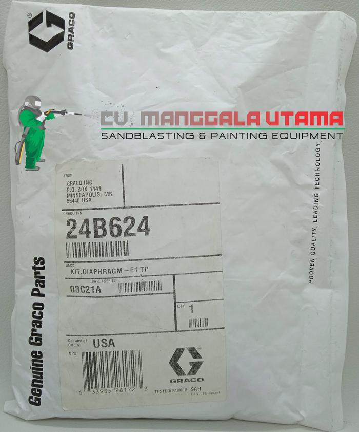Jual Graco Diaphragm Kits, 1050, HYTREL 24B624 - Kota Samarinda ...