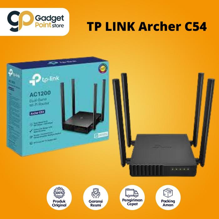 Jual Tp-Link Archer C54 AC1200 Dual-Band Wi-Fi Router TpLink Archer C ...