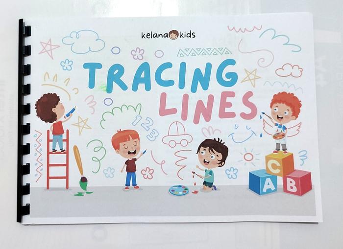 Jual Worksheet Belajar Tracing Lines Lembar Kerja Aktivitas Menebali ...