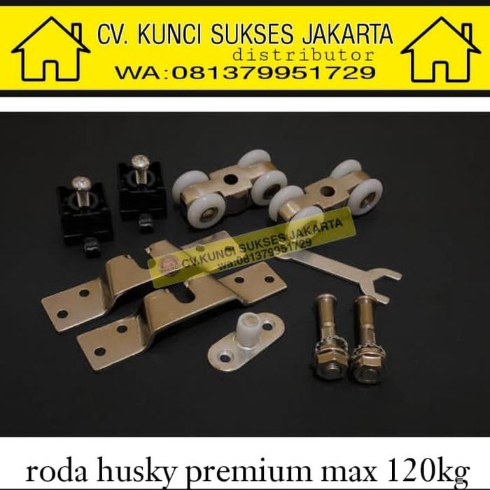 Jual roda sliding/roda husky ORIGINAL 100% /roda pintu geser 80kg ...