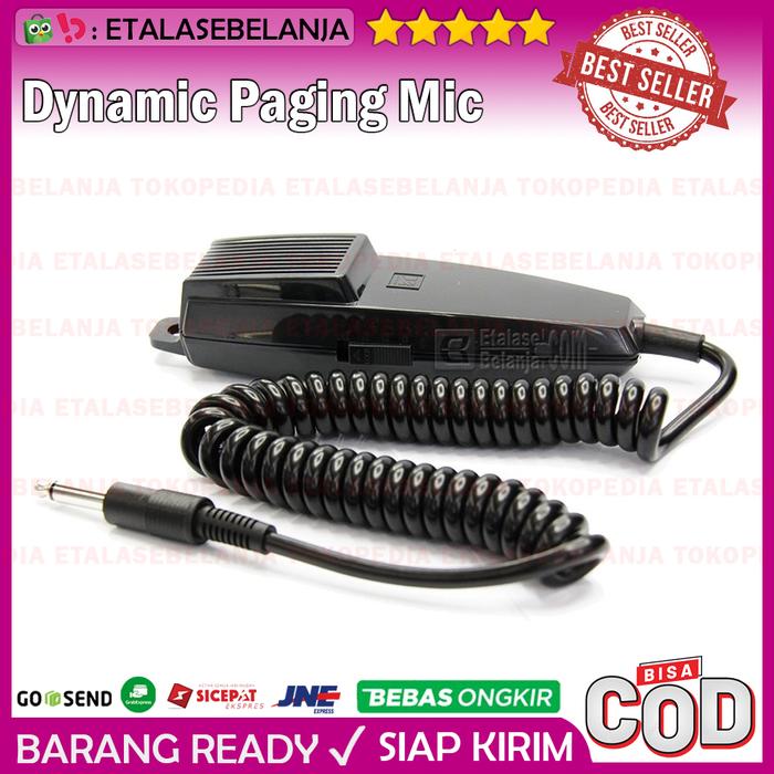 Jual DYNAMIC PAGING MICROPHONE / MIC PAGING MODEL PTT / TOA ZM-222 ...