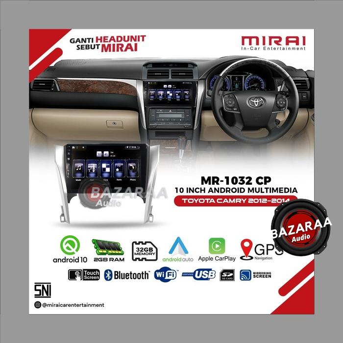 Jual Head Unit Android MIRAI 10 Inch CAMRY 2013 - 2015 + Socket PNP ...