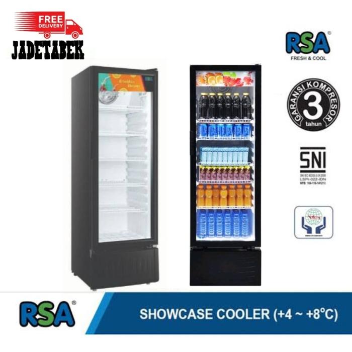 Jual RSA SHOWCASE COOLER PENDINGIN MINUMAN 1 PINTU 282L AGATE 300 N ...