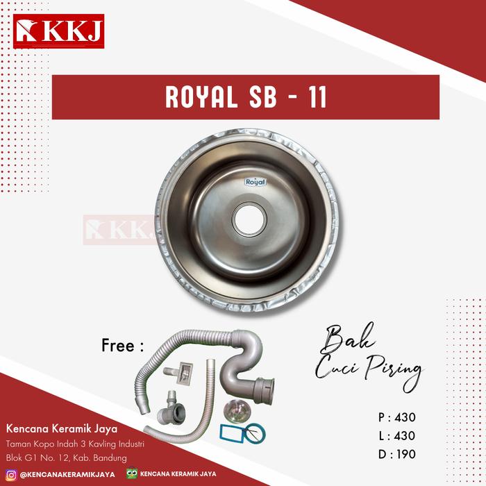Jual Bak cuci piring Royal Sink SB 11 bulat - Kab. Bandung - HKJ Keramik Granite Sanitary ...