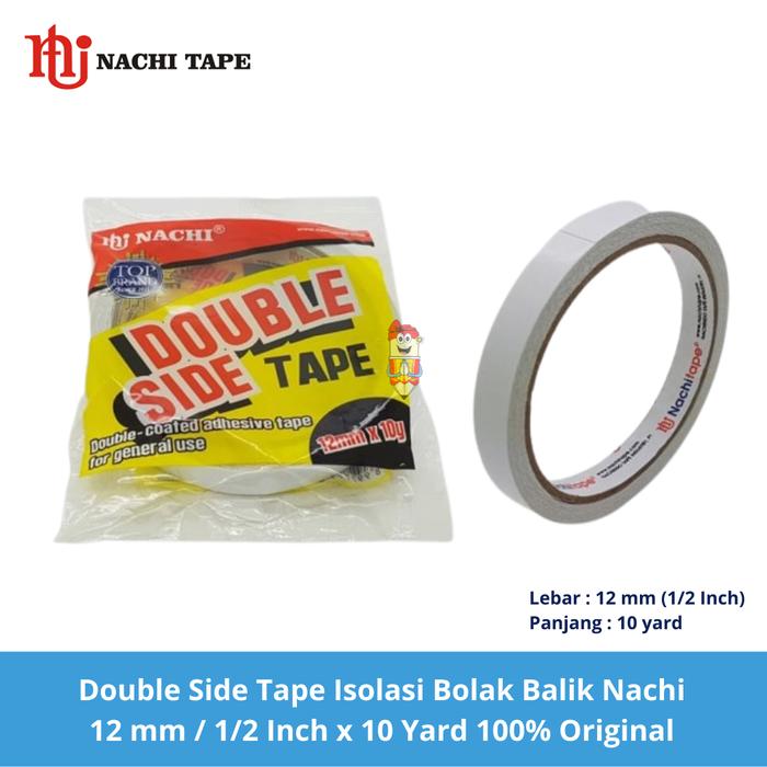 Jual Isolasi Double Tape Nachi 1/2 Inch - Kota Denpasar - Bali Stationery | Tokopedia