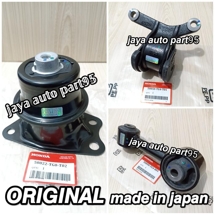 Jual engine mounting set manual honda mobilio brio brv original ...