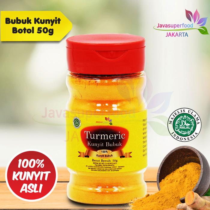 Jual BUBUK KUNYIT / TURMERIC POWDER BOTOL 50 GRAM - Kota Tangerang ...