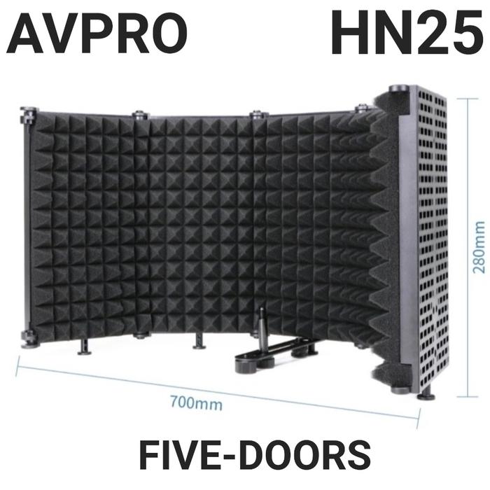 Jual AVPRO HN15 Three-door Mic Soundproof Studio Wind Screen Noise ...