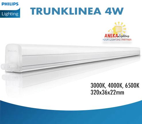 Jual Philips T5 LED Batten Trunklinea 4W 3000K 4000K 6500K - 3000K/WW ...