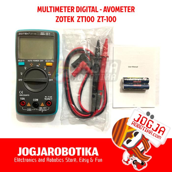 Jual MULTIMETER DIGITAL AVOMETER ZOTEK ZT100 ZT-100 - Kab. Sleman ...