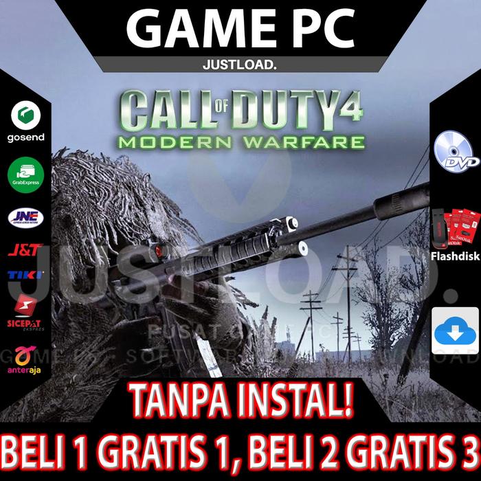 Jual CALL OF DUTY 4 MODERN WARFARE1 COD MW PC GAME PC KOMPUTER GAMING ...