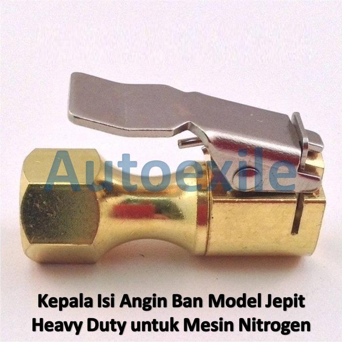 Jual Kepala Pompa Isi Angin Nitrogen N2 Jepit Heavy Duty Ban Mobil ...