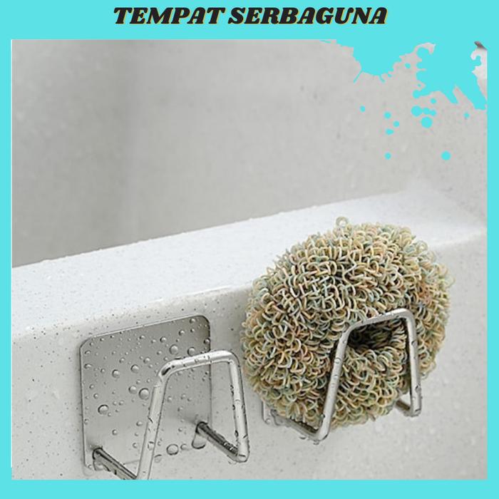 Jual Tempat Spon Cuci Piring Spons Kran Bak Sabun Besi TEMPEL - Kab ...