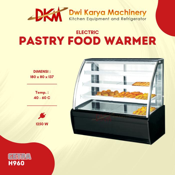 Jual Getra Pastry Food Warmer H960 / H-960 / Display Penghangat Roti ...
