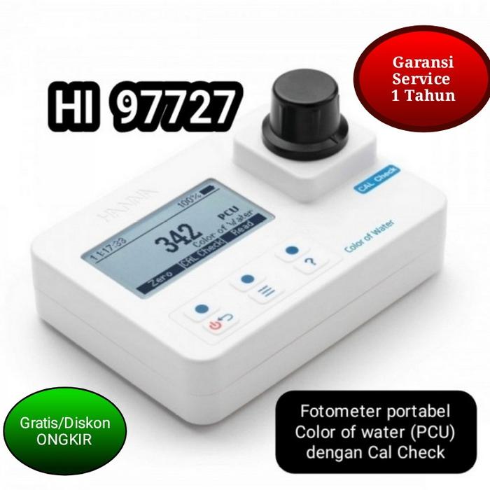 Jual HI-97727 Fotometer portabel Color of water (PCU) dengan Cal Check ...