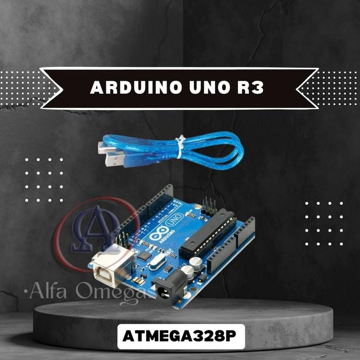 Jual ARDUINO UNO R3 ATMEGA328P COMPATIBLE BOARD - Plus Cable - Kota ...