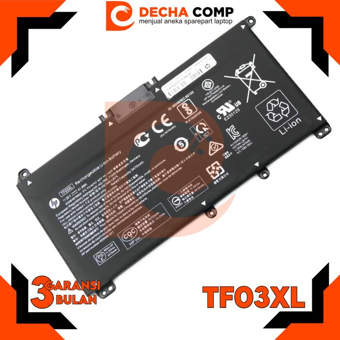 Jual Baterai HP Pavilion 14S-CF044TX 14S-CF0013TX 14S-CF0012TX HT03XL ORI - Jakarta Selatan ...