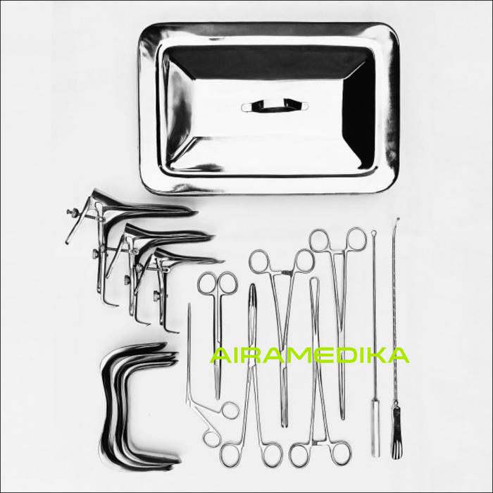 Jual IUD Set 11 item Paket Komplit Stainless Steel / IUD Kit Set 11 ...