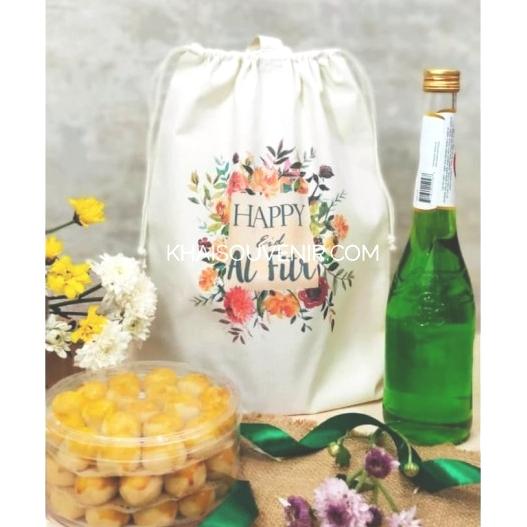 Jual Tas Bingkisan Lebaran/Tas Parcel Idul Fitri/Pouch serut Kue Kering ...