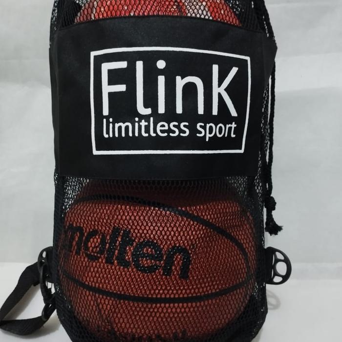 Jual Tas Bola Isi 2 Basket Size 7 Futsal, Volley Sporty Flink Army Biru ...