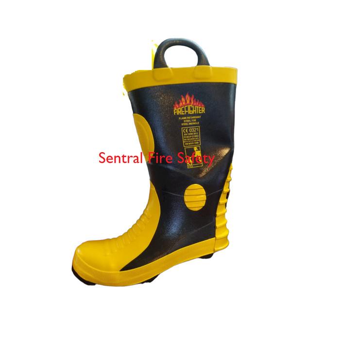 Jual Sepatu Boot Pemadam DAMKAR Firefighter Fire Ranger Model HARVIK ...