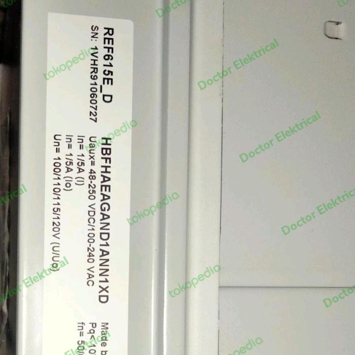 Jual REF 615 ABB FEEDER PROTECTION RELAY REF615 RELAY ABB - Jakarta ...