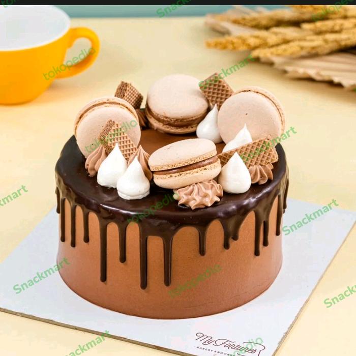 Jual Kue Ulang Tahun Double Choco / Kue Ulang Tahun Coklat / Birthday ...