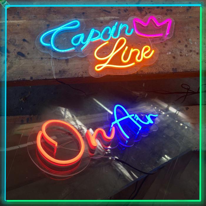 Jual Custom Tulisan Neon Flex Nyala LED Vlog Toko Cafe Murah Proses ...