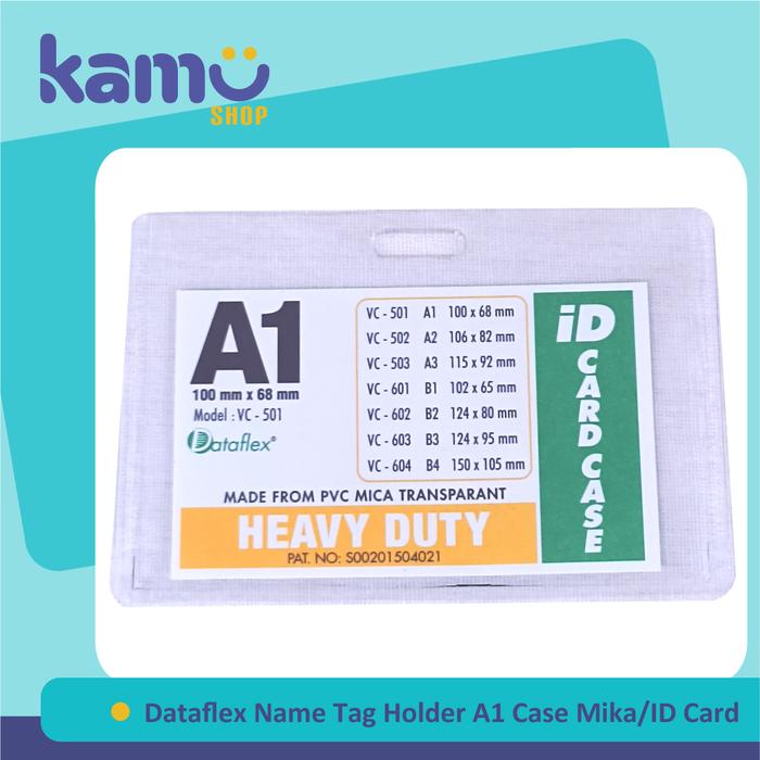Promo Dataflex Id Card Holder A1/Name Tag Case Plastik Mika VC-501 [ISI 20] - Kota Tangerang ...
