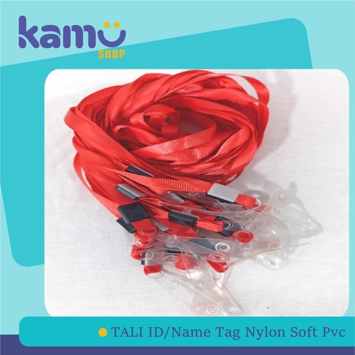 Jual Tali Id Card Nylon Soft Pvc / Tali Name Tag (NYLKSFP) [ISI 20 ...