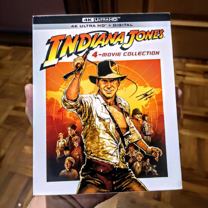 Jual Blu-ray Indiana Jones 4K UHD bluray original boxset 4 film ...