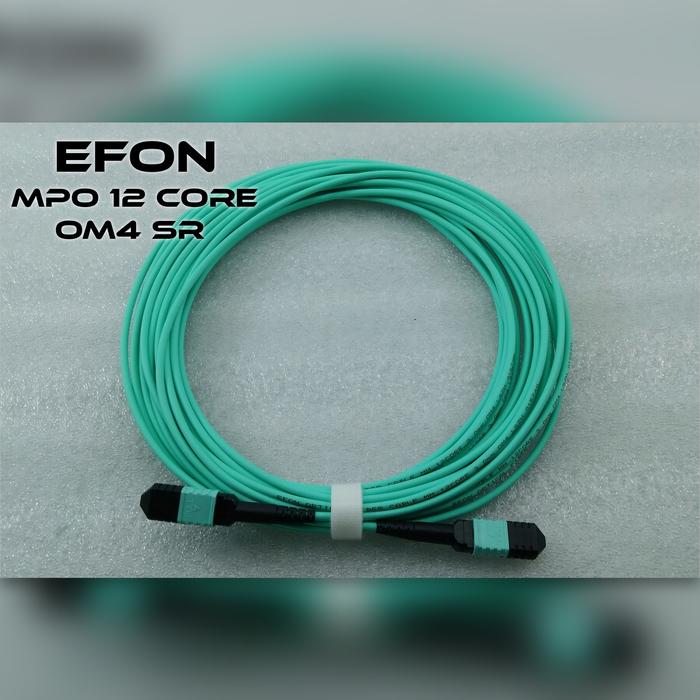 Jual MPO to MPO 12 Core OM4 10 Meter Female Type B SR4 100G 3.0Mm LSZH ...
