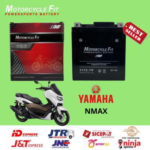 Jual AKI MOTOR YAMAHA NMAX AKI KERING MF FITZ-7V TAHAN LAMA - Jakarta ...